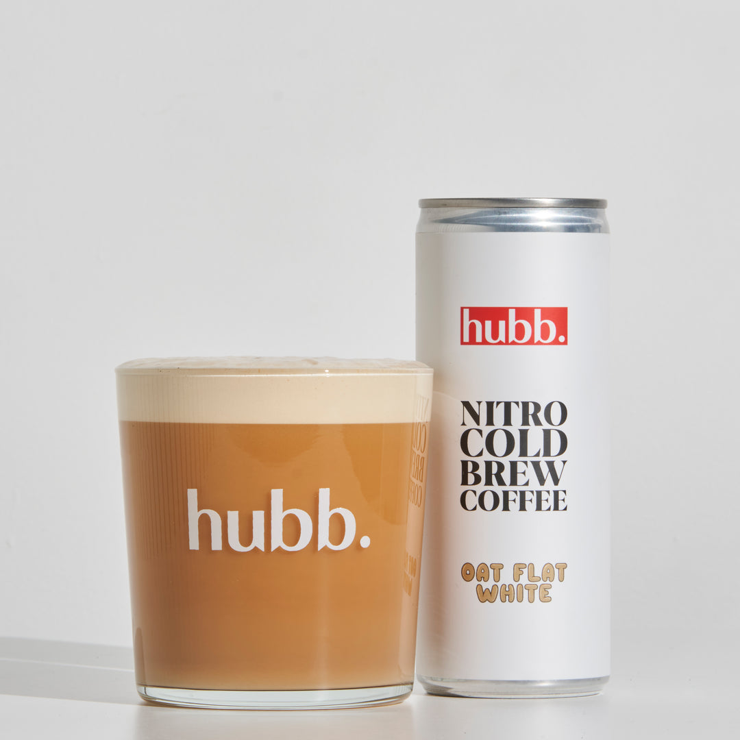 Nitro Cold Brew Cans - Oat Flat White - 250ml – hubb.